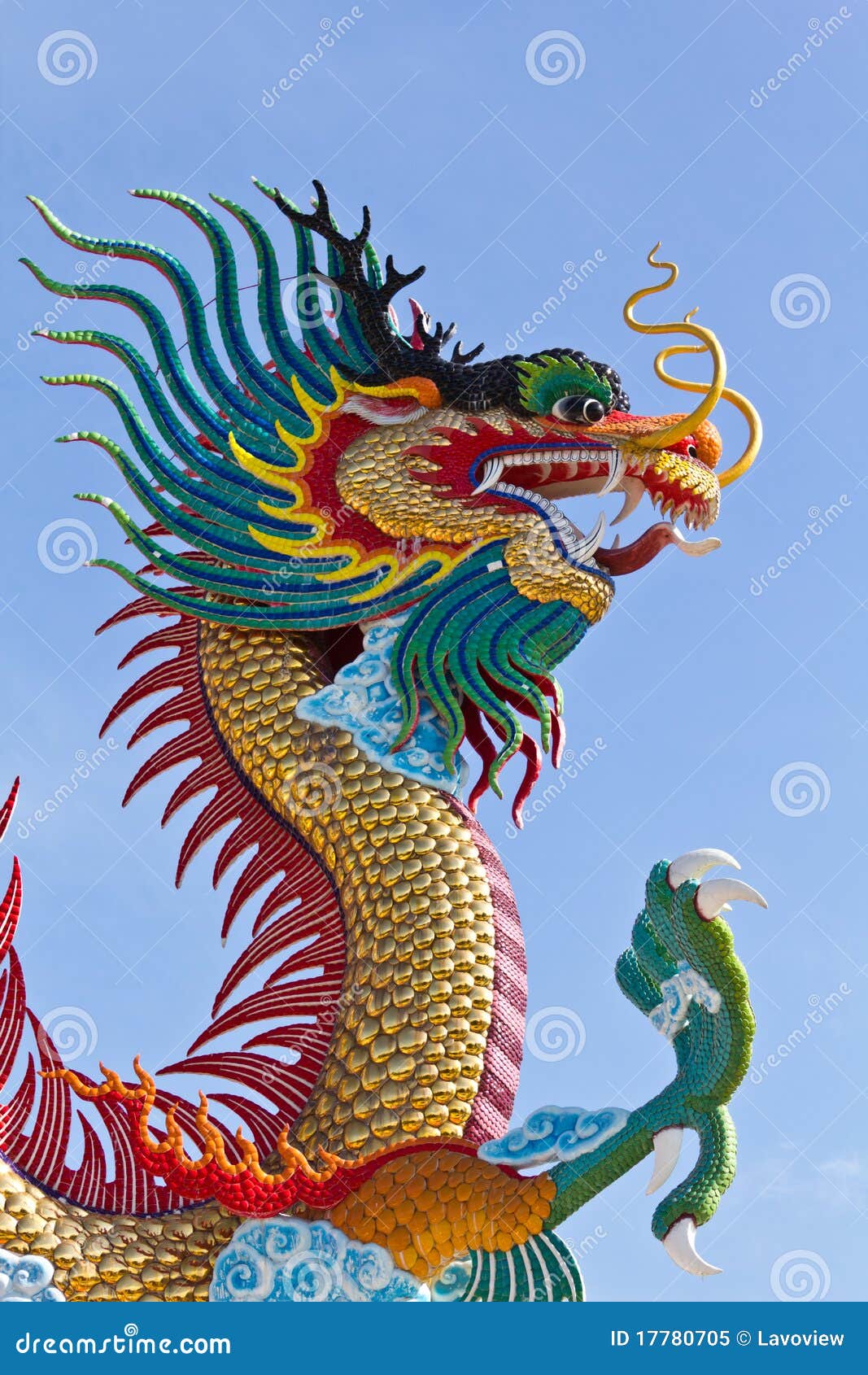 Many big dragons are color stock image. Image of animal - 17780705