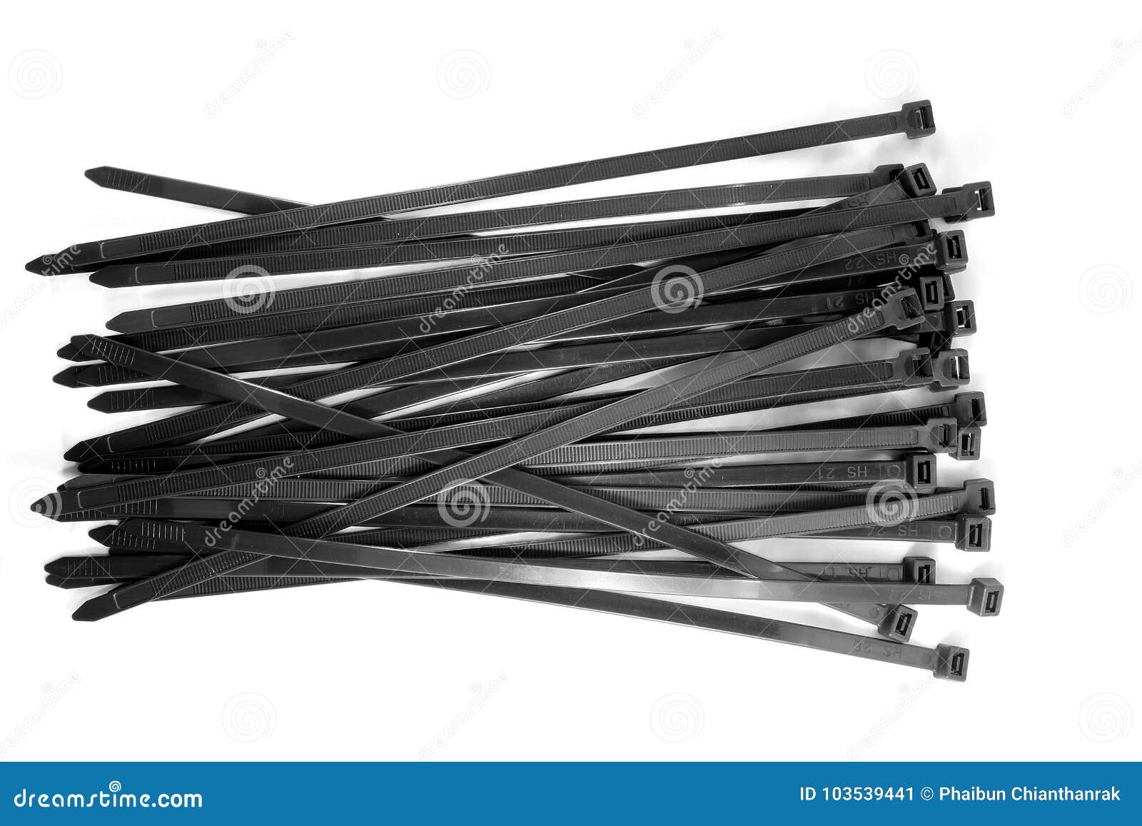 Black cable tie stock image. Image of white, attach - 103539441