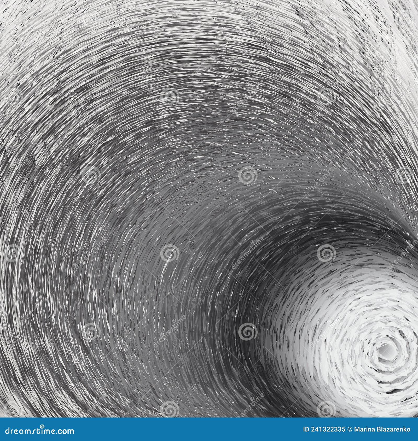 Many Black Small Elements Form a Vortex Stream.3d Stock Illustration ...