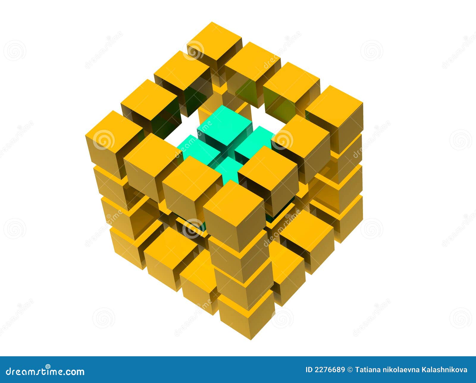 Many blocks stock illustration. Illustration of reflection - 2276689