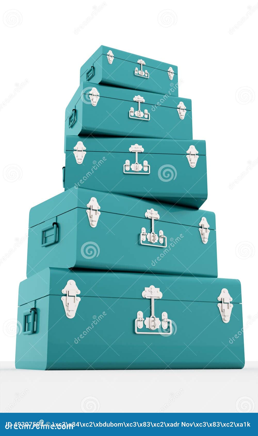 Many blue chests stock illustration. Illustration of container - 49307594