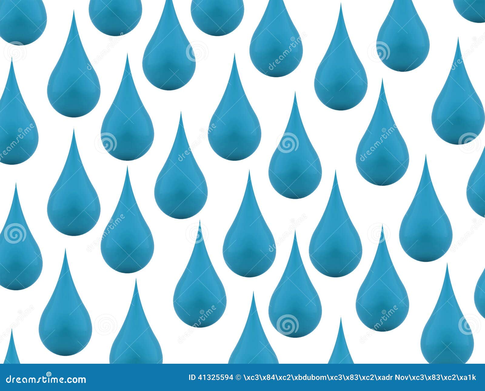 Many blue drops background stock illustration. Illustration of nature ...