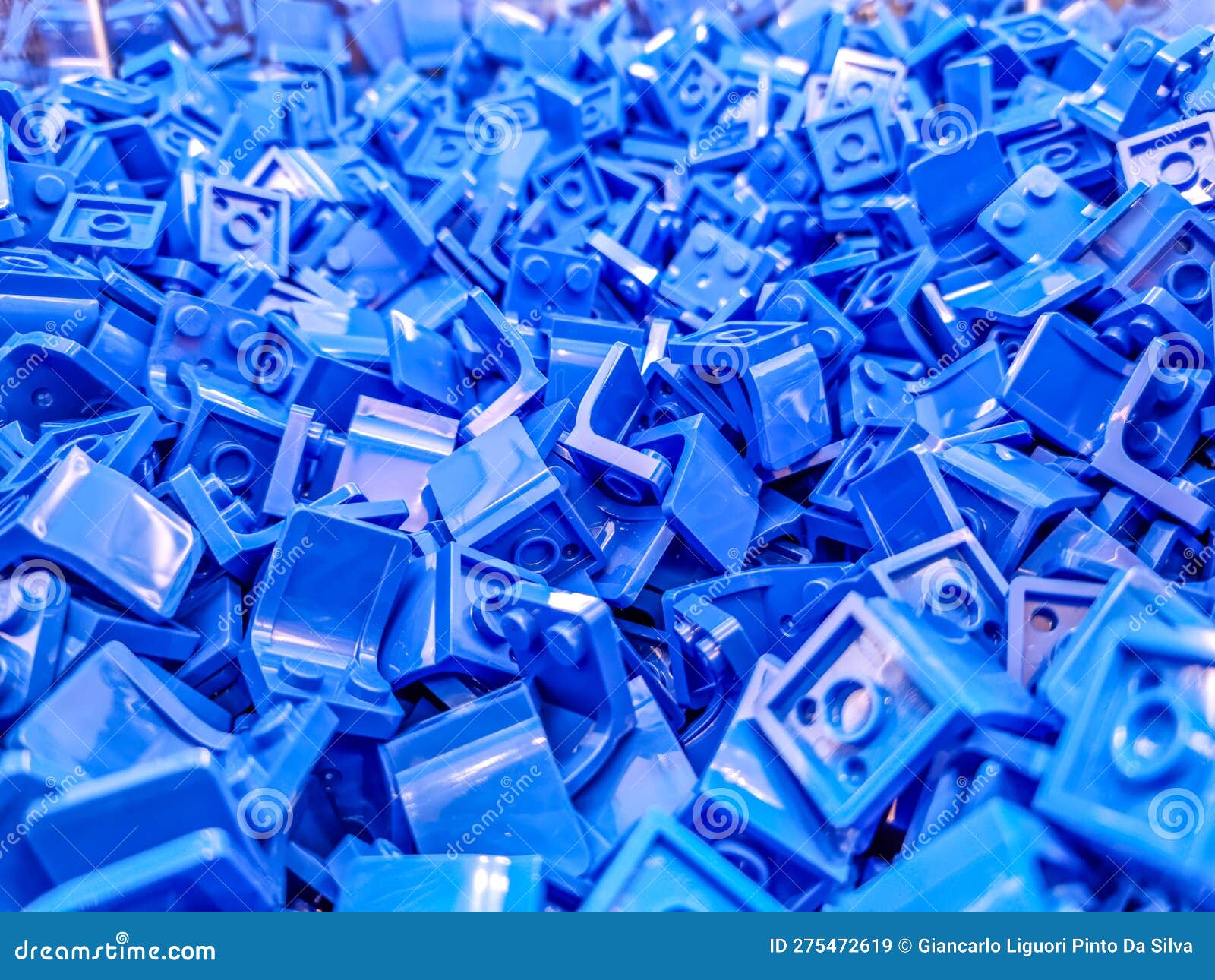 Blue Plastic Blocks Together Stock Image - Image of legos, lego: 275472619