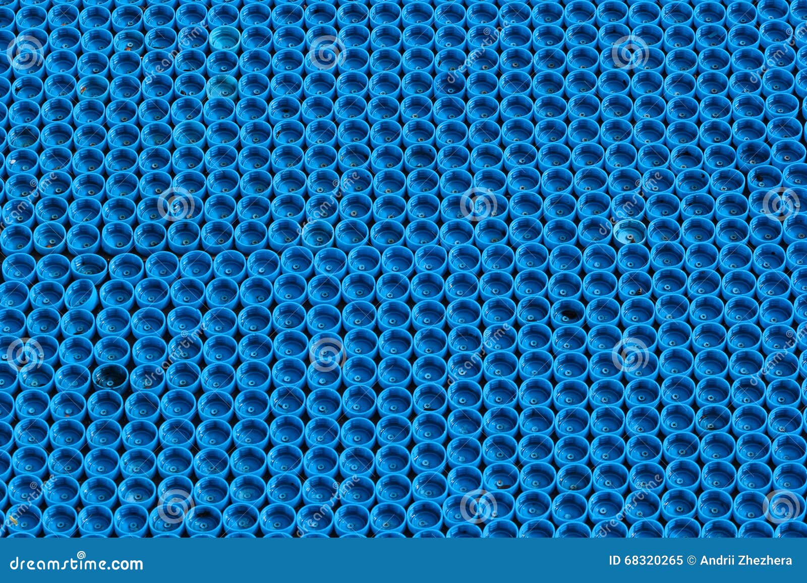 Many Blue Plastic Caps As Background Stock Image - Image of ...