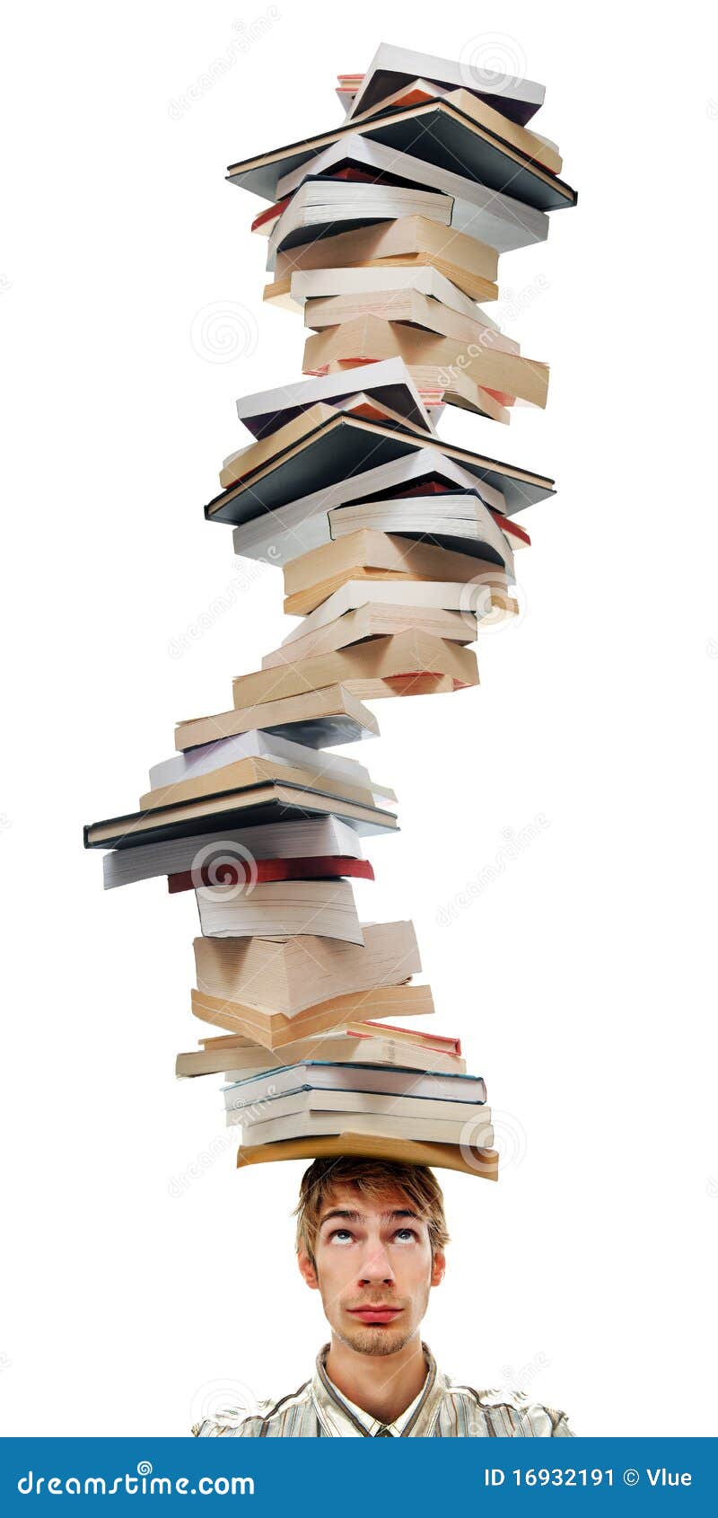 So Many Books, so Little Time. Stock Image - Image of balancing ...