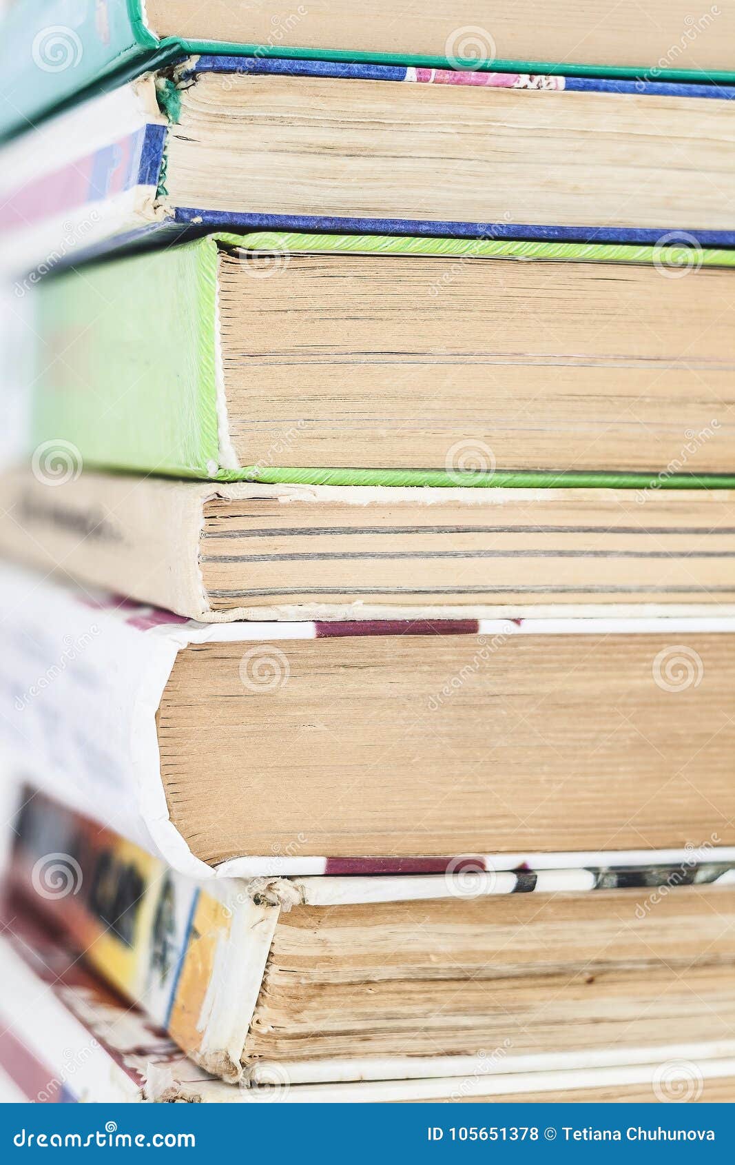 Many Books Standing in a Row Isolated Stock Photo - Image of learning ...