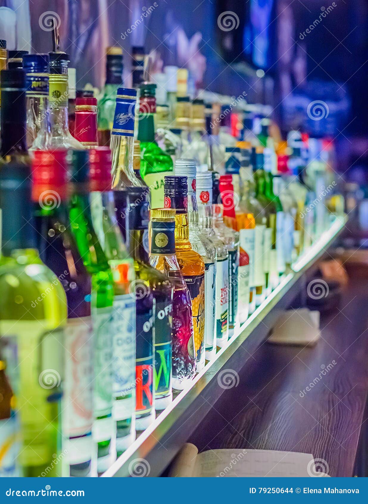 Many Bottles of Different Alcohol by Barrels Editorial Stock Image ...