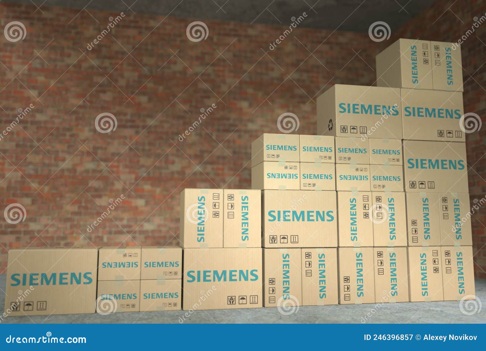 Many Boxes With Intel Logo Around The World, America Emphasized ...