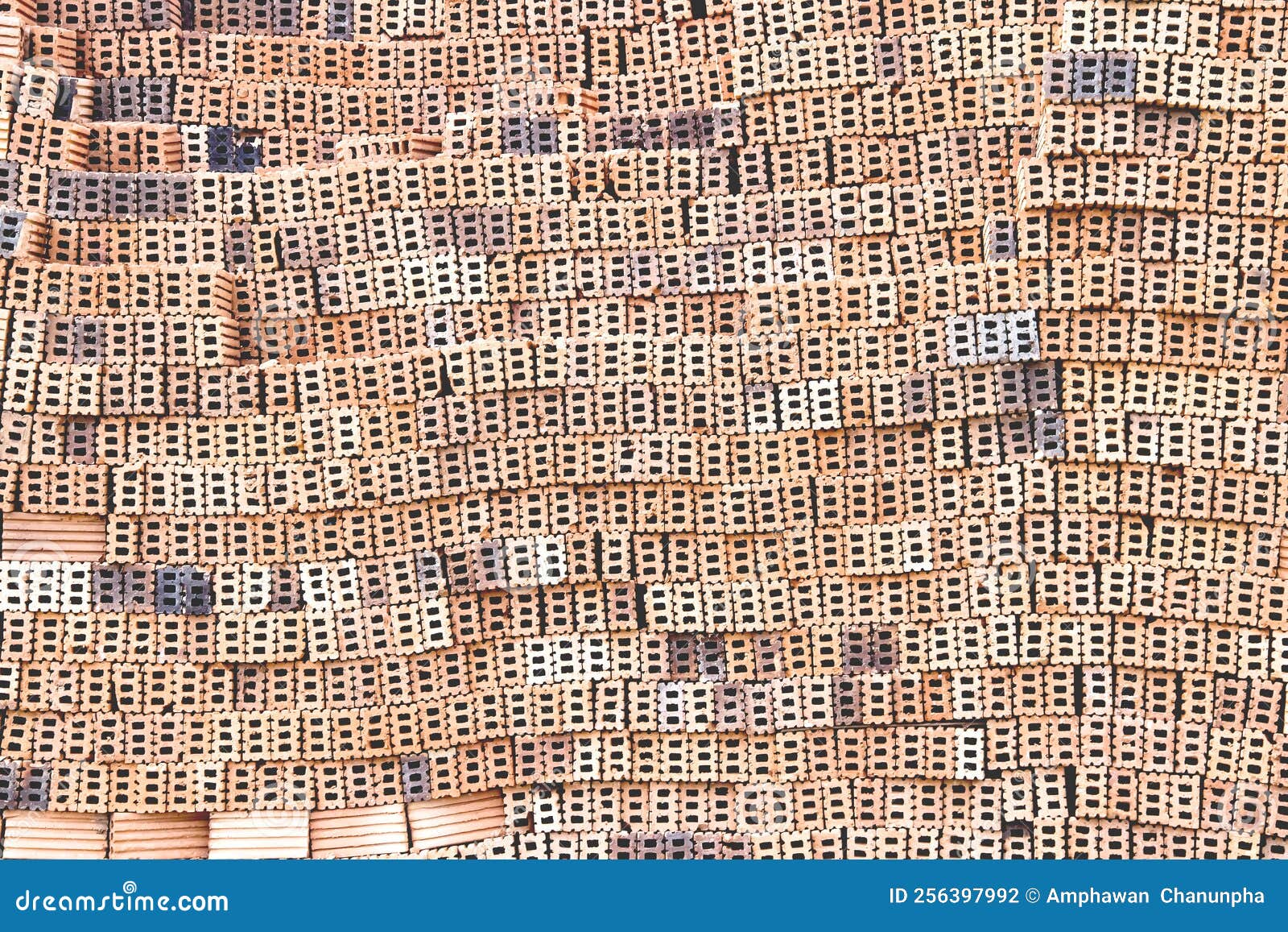 Many Brick Background with Seamless Overlap Patterns Pile at ...