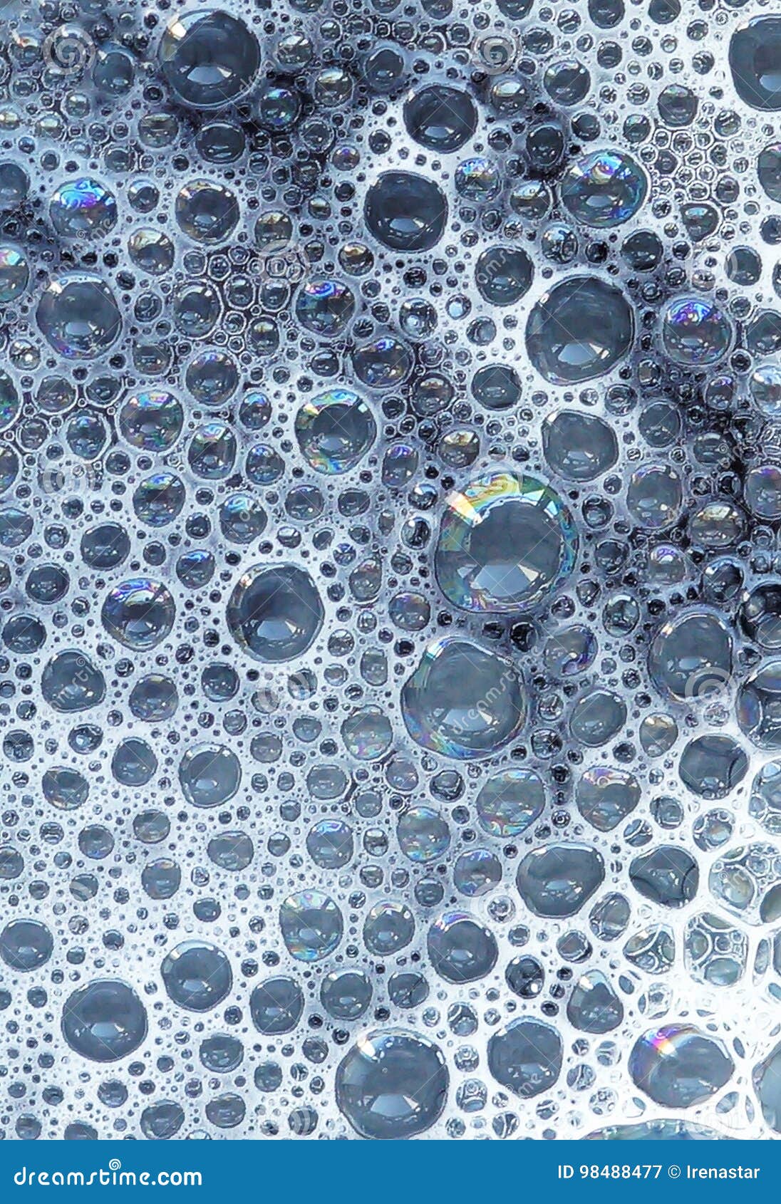 Many Bubbles in Water Close Up, Abstract Water Wave with Bubbles Stock ...