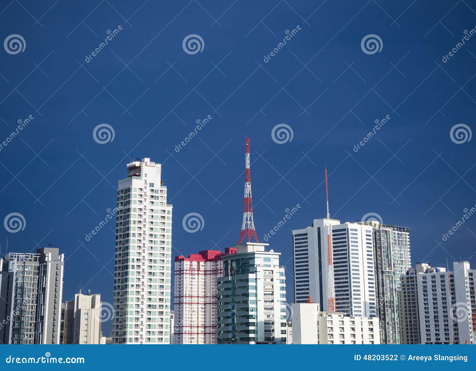 Many building in a city stock photo. Image of skyscraper - 48203522