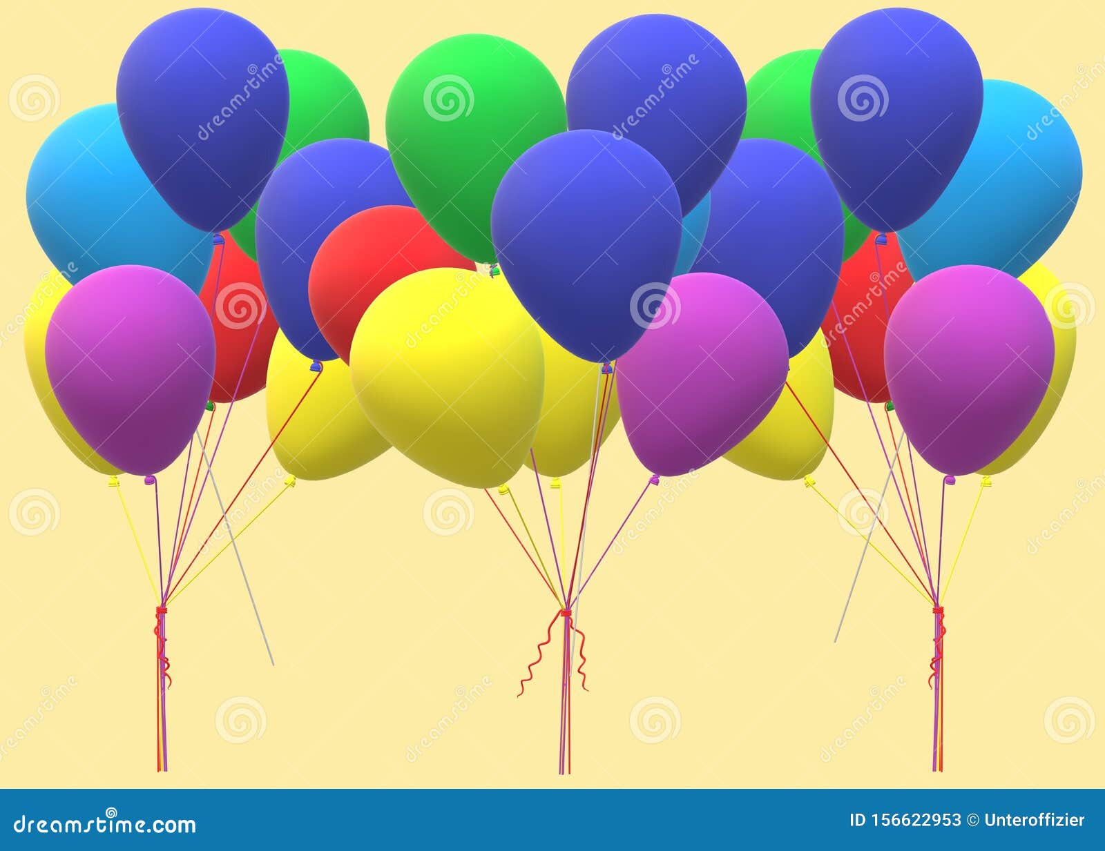 Orange Deflated Balloon On A White Isolated Background. Holiday ...