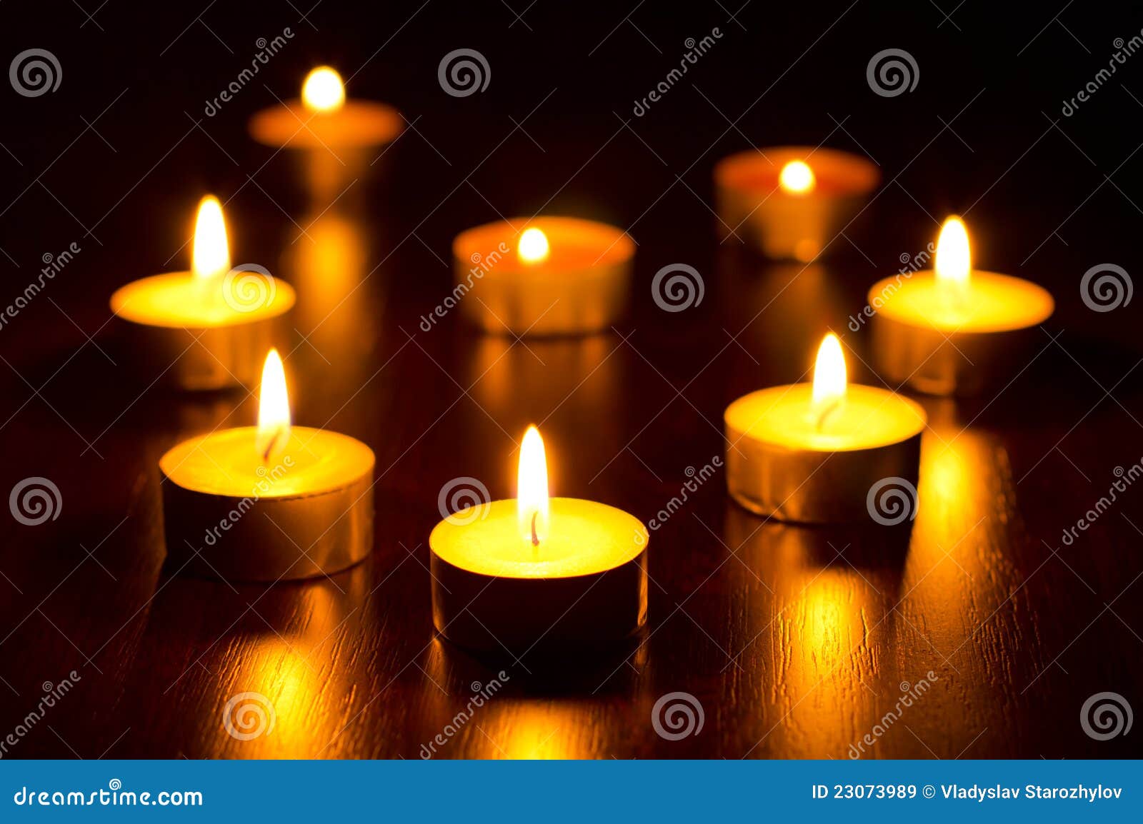 Many burning candles stock image. Image of christmas - 23073989