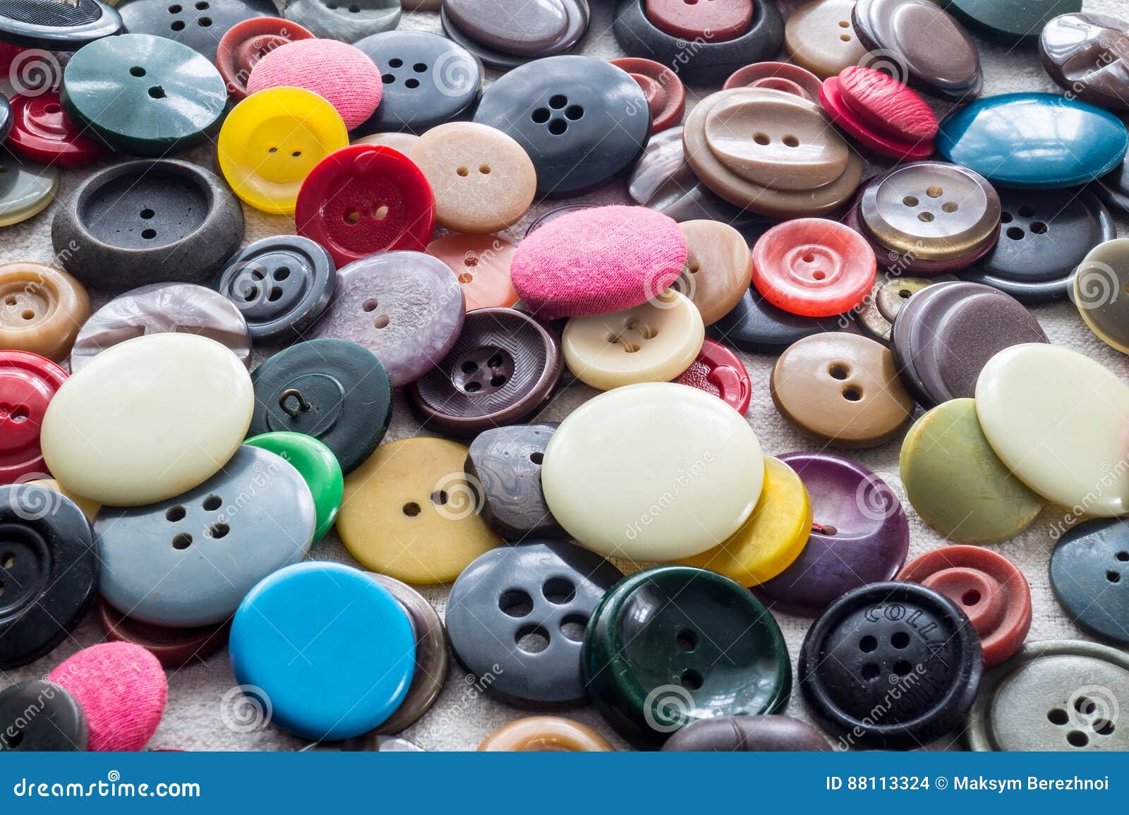 Many buttons stock photo. Image of object, decorative - 88113324