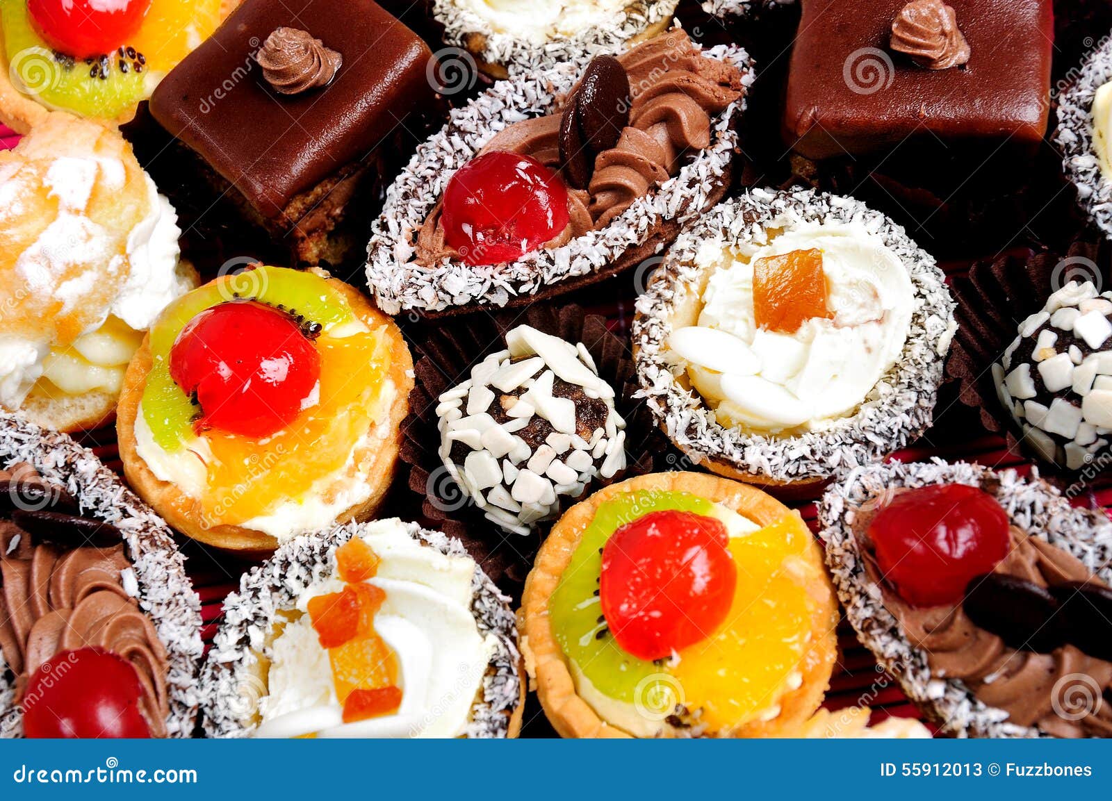 Many cakes stock image. Image of cake, colored, cupcake - 55912013