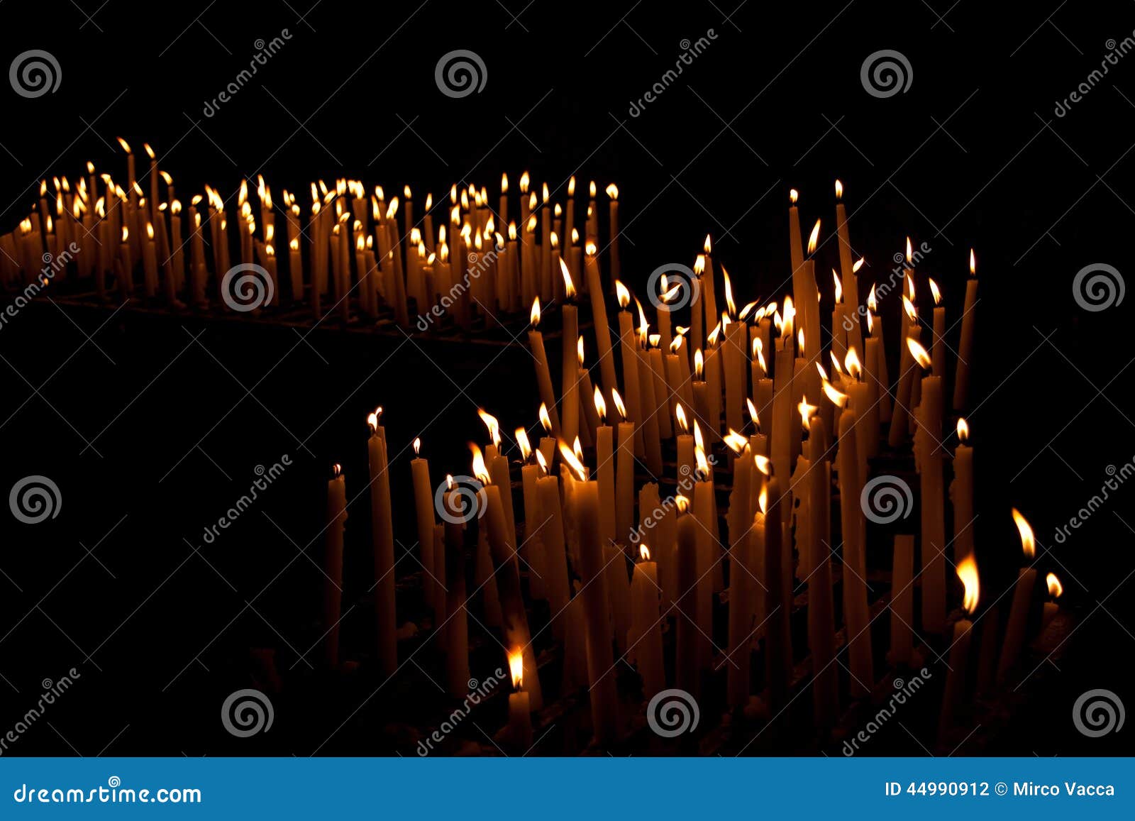 Many candles stock photo. Image of romantic, pray, black - 44990912
