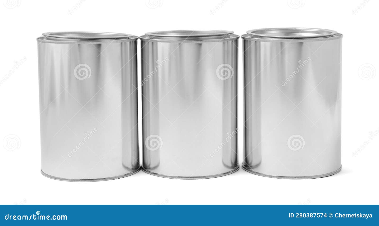 Many Cans of Paints on White Background Stock Photo - Image of paint ...