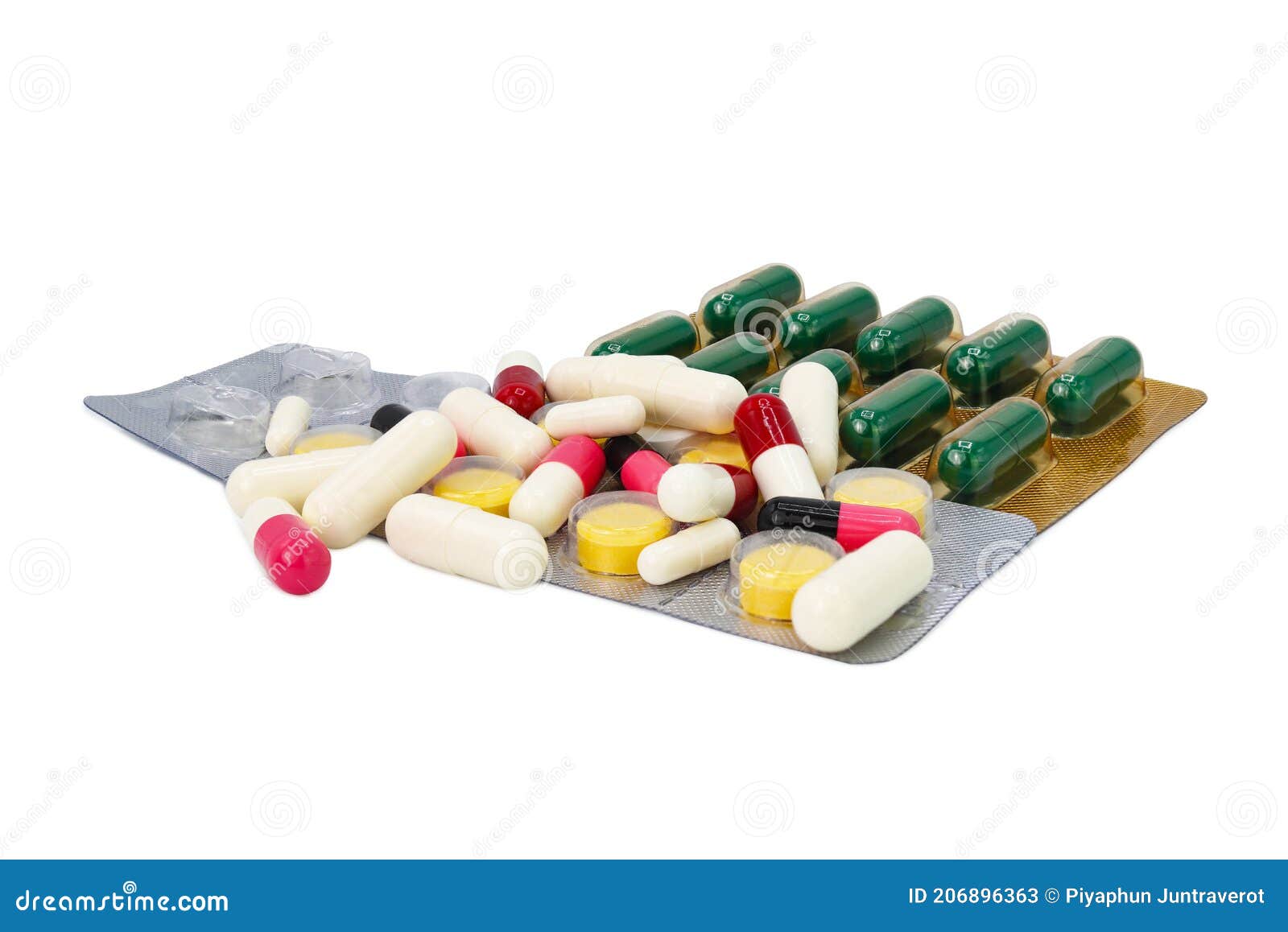 Many Capsules Isolated White Stock Image - Image of pill, science ...