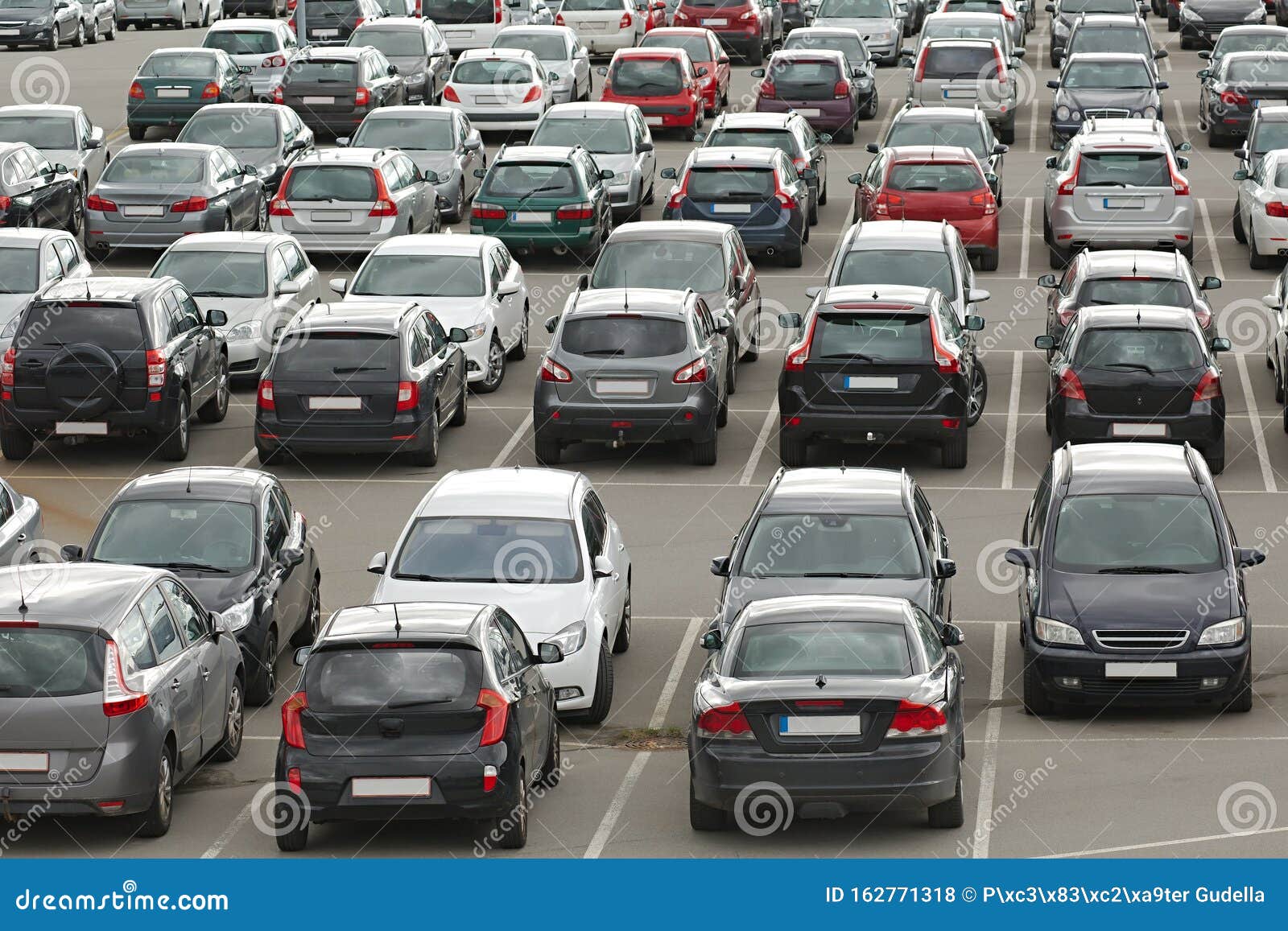 Many Cars Parking stock photo. Image of detail, parking - 162771318