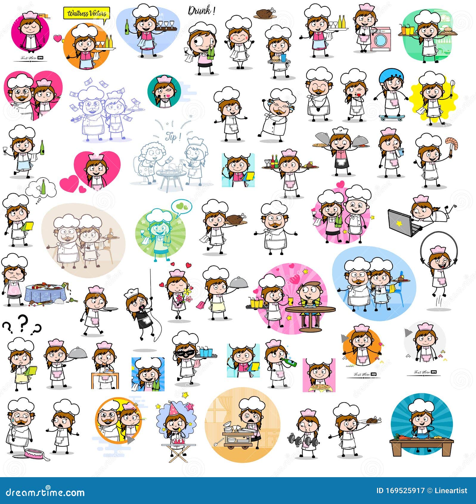 Many Cartoon Expression | CartoonDealer.com #26615141