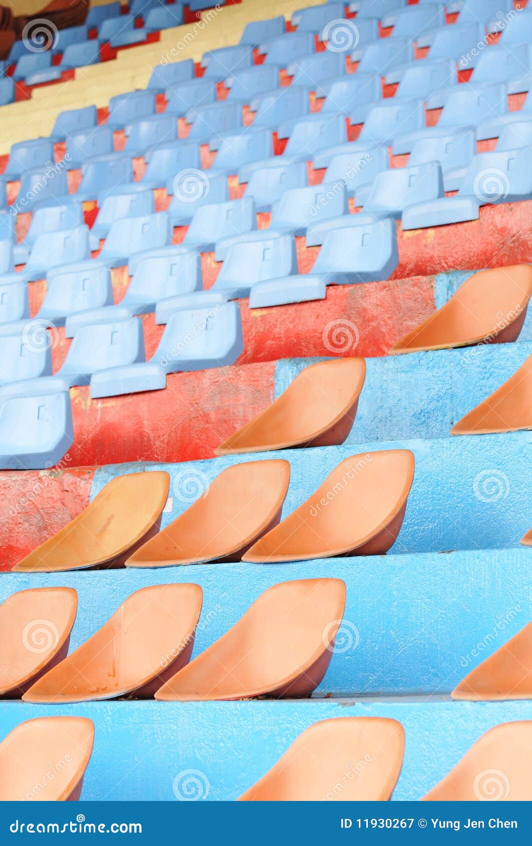 Many chairs stock image. Image of raised, chairs, blue - 11930267