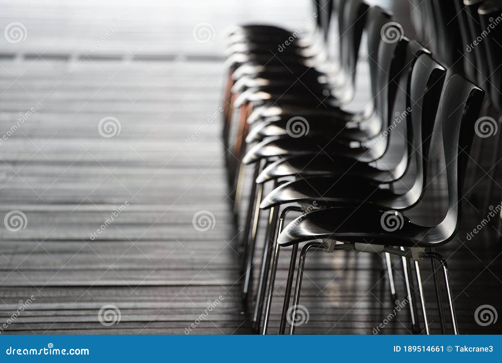 Many chairs stock image. Image of wooden, scene, light - 189514661