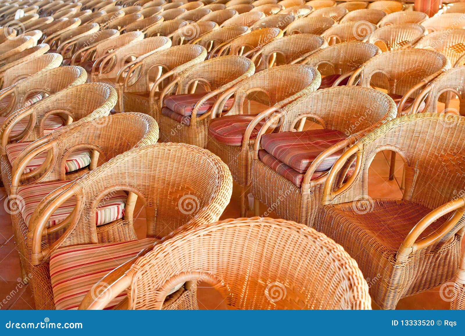 Many chairs on patio stock photo. Image of natural, green - 13333520