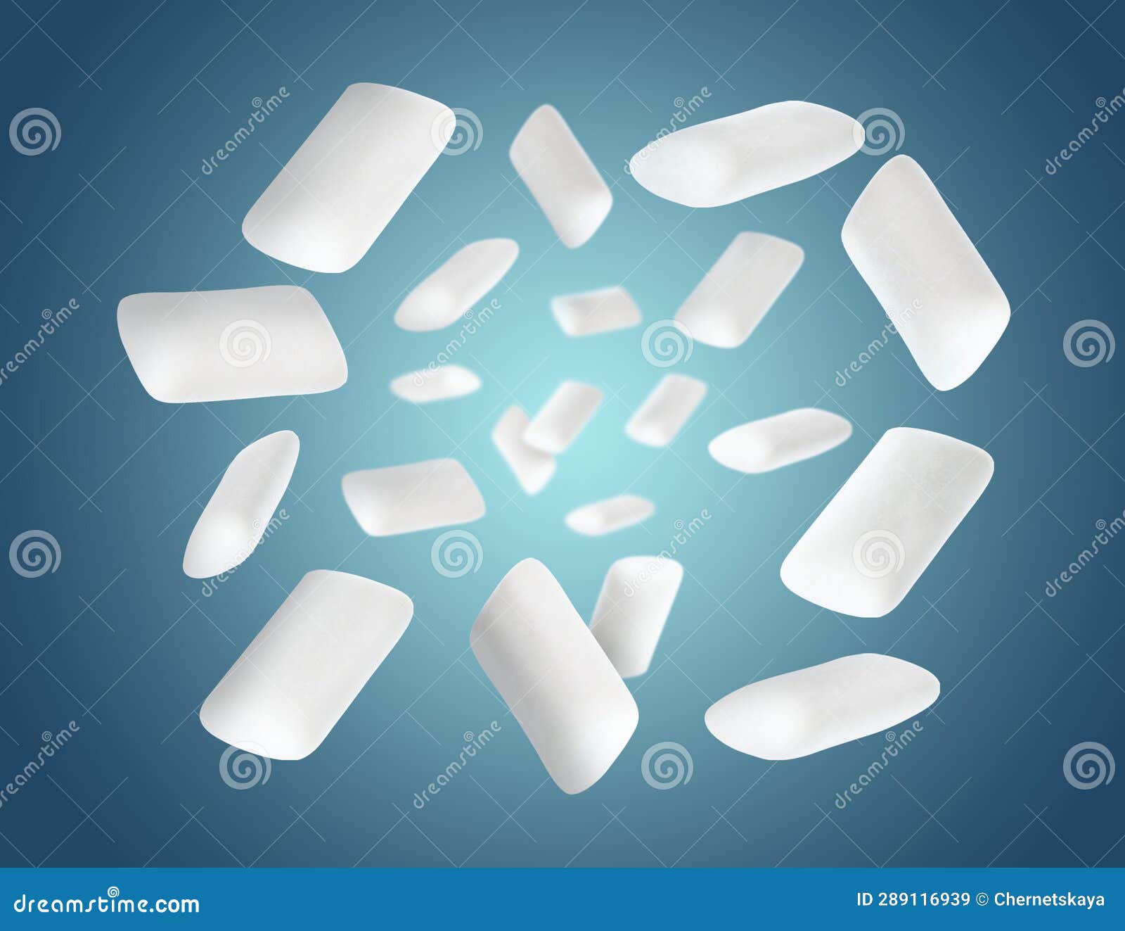 Pads Chewing Gum. Realistic Bubblegums, 3d Products, Different ...