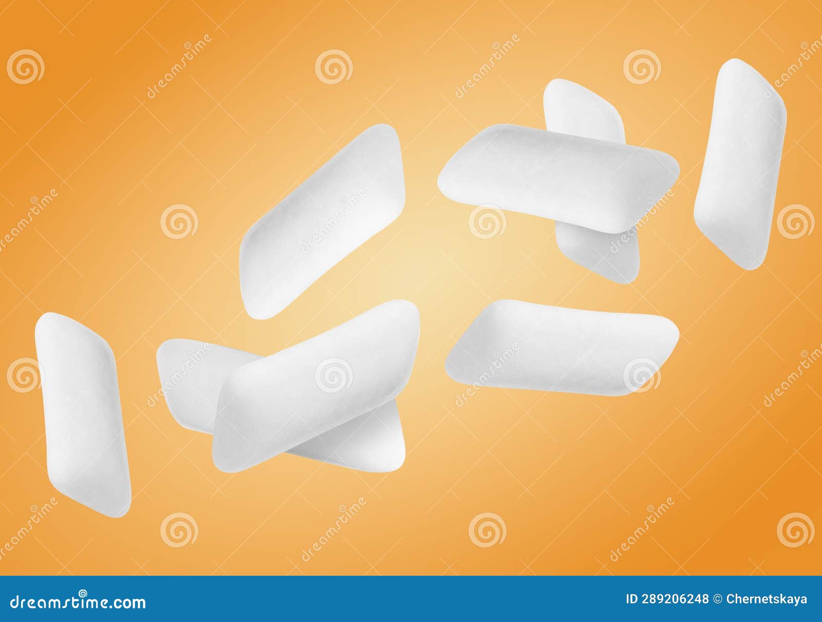Falling Chewing Gum. Mint Bubblegum Royalty-Free Stock Photography ...