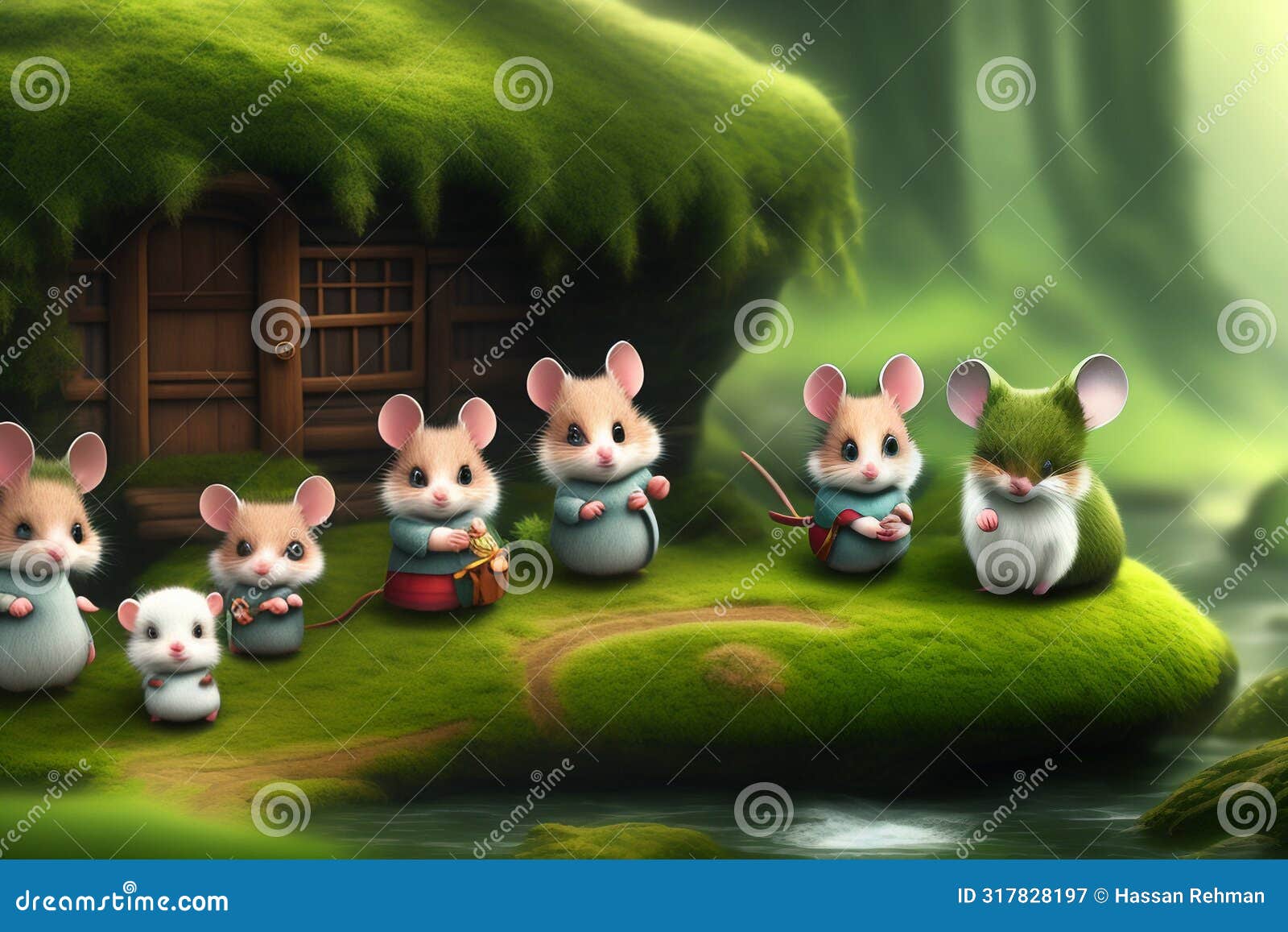 Many Chibi Mice Royalty-Free Stock Image | CartoonDealer.com #317833678