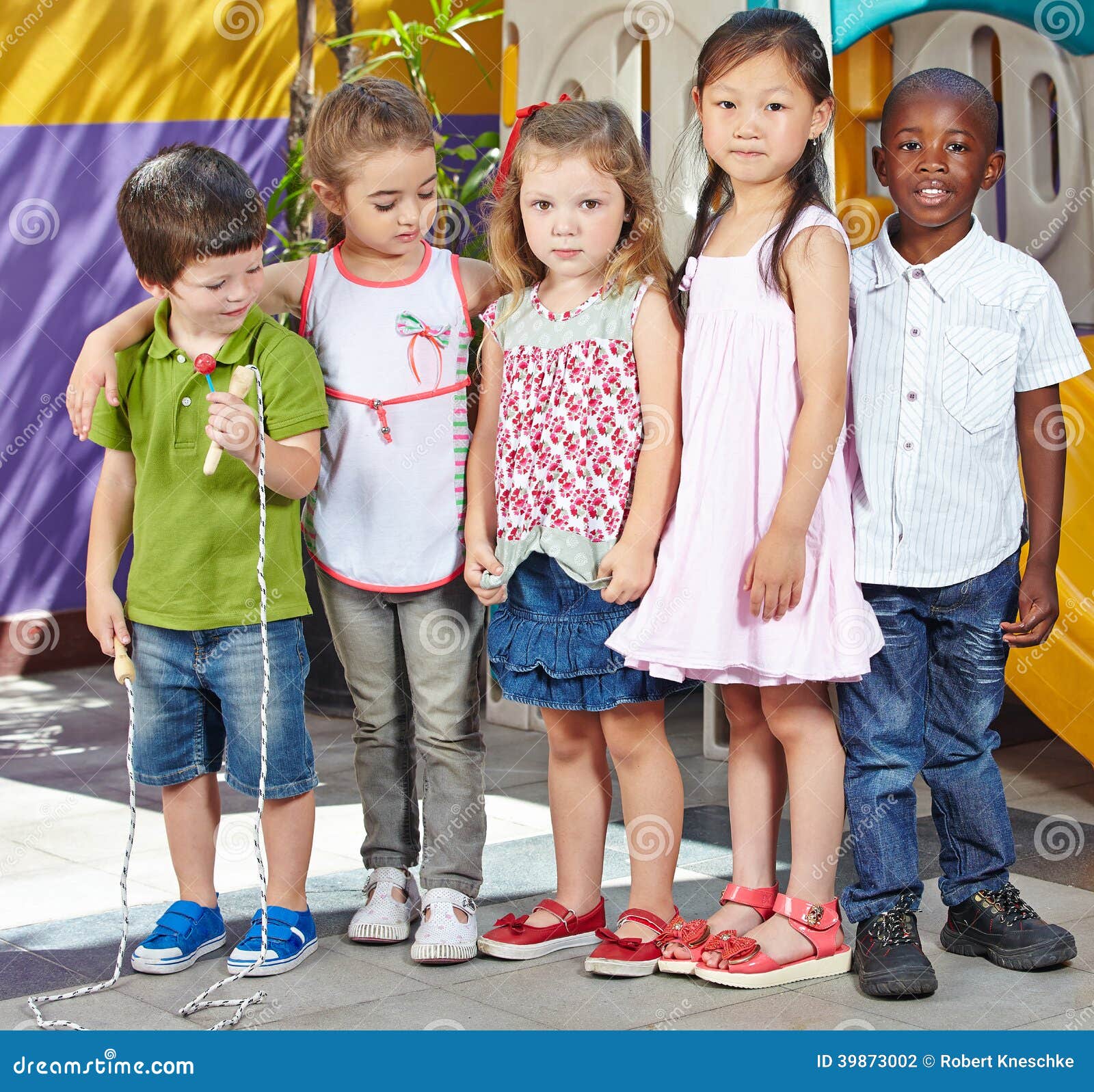 Many Children in a Kindergarten Stock Photo - Image of game, kids: 39873002
