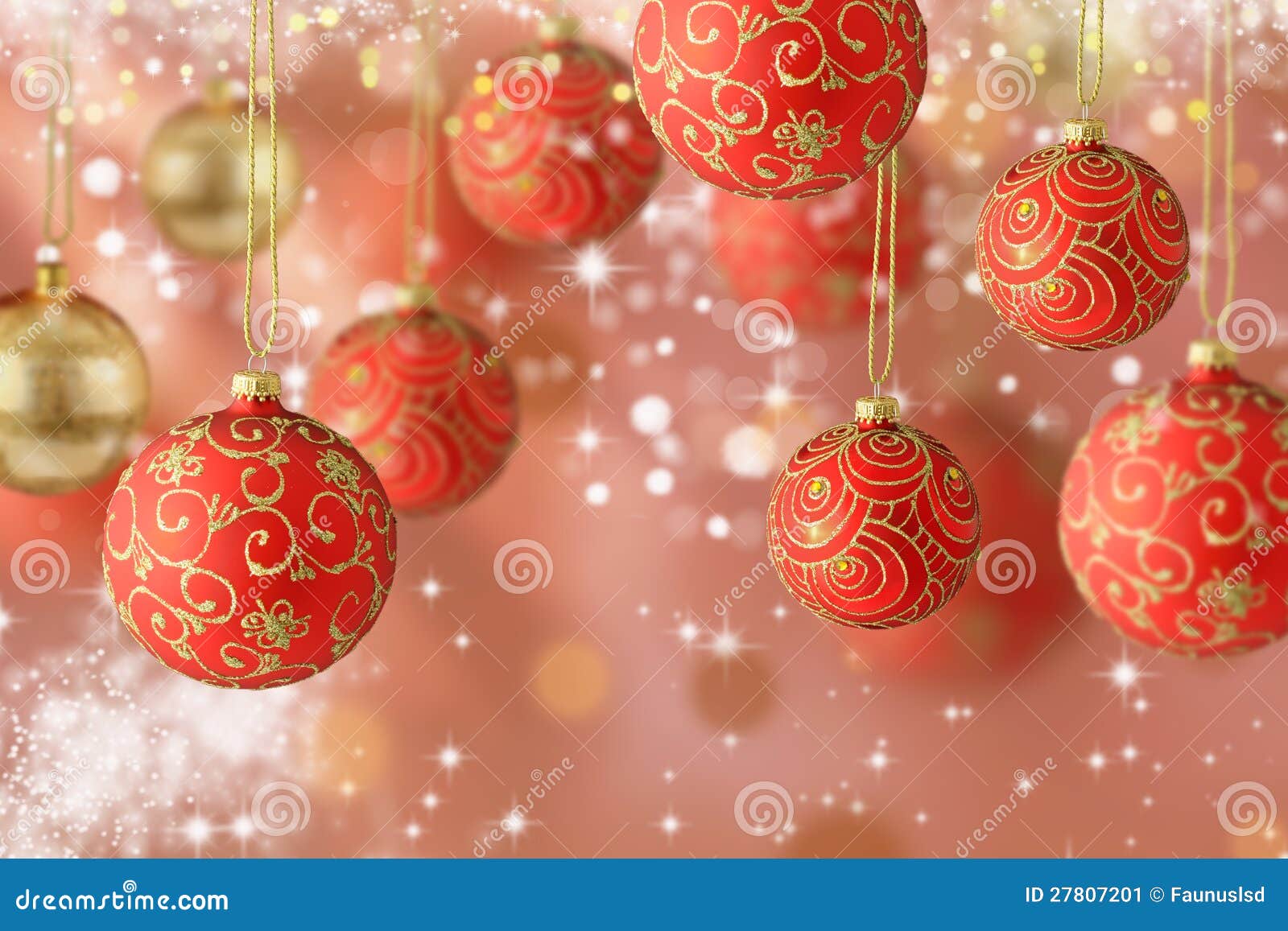 Many Chrismas balls stock image. Image of shine, party - 27807201