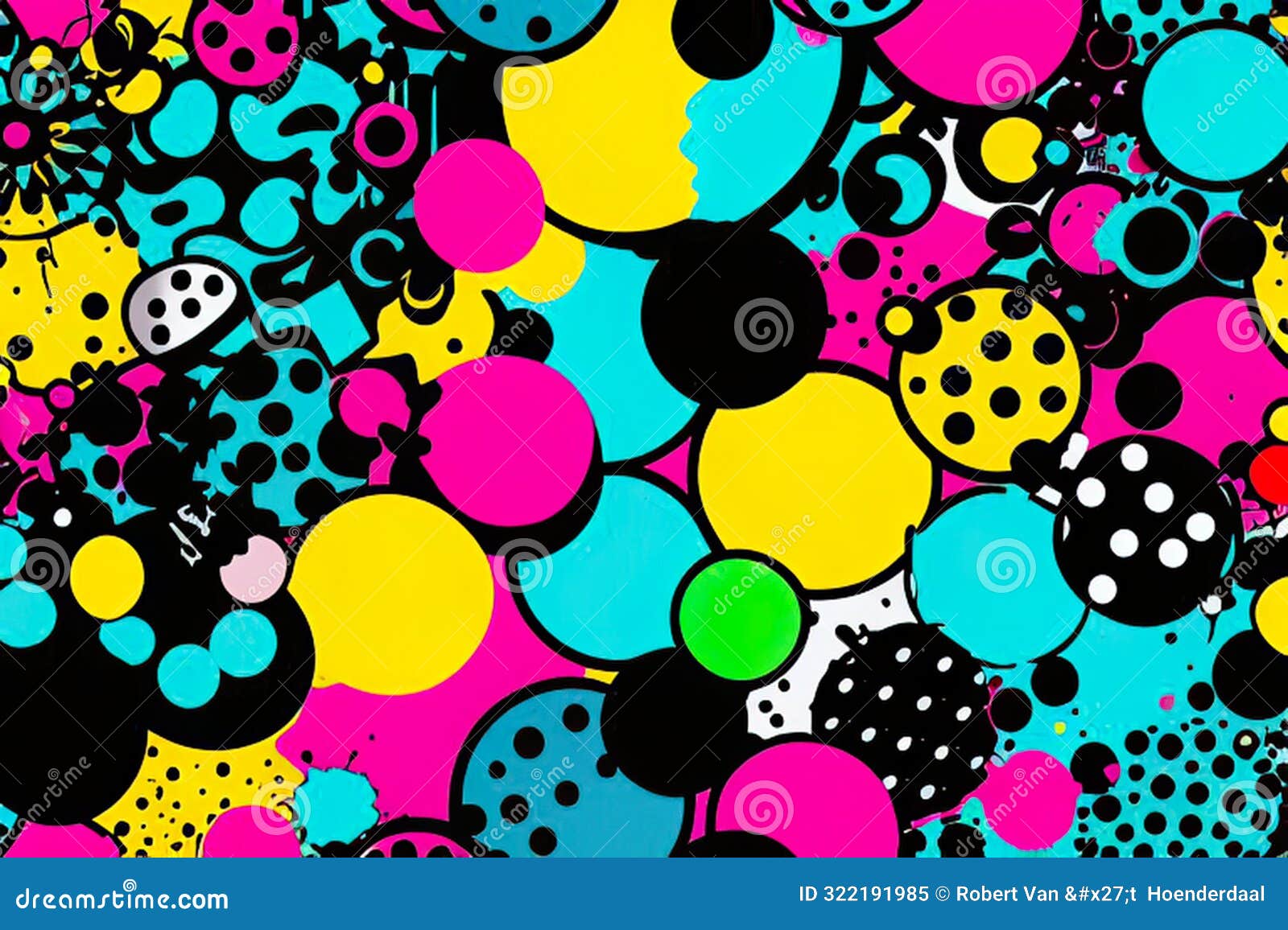 Many Circles in a Background at 13-6-2024 Stock Illustration ...