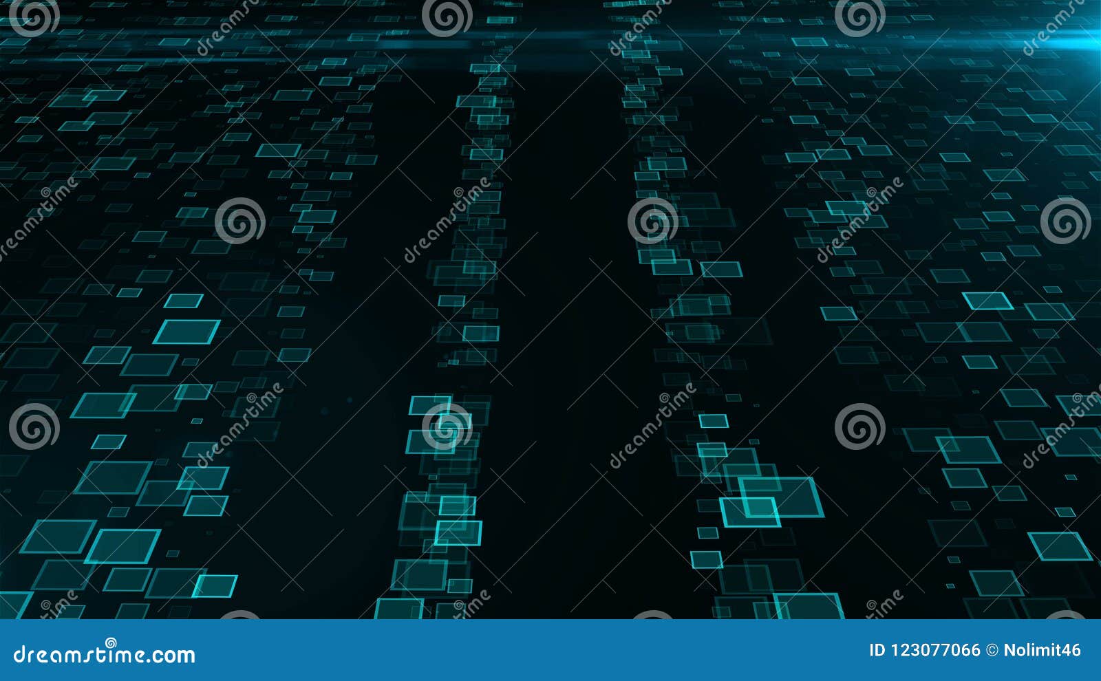 Many Clusters Of Artificial Intelligence, Computer Generated Modern ...