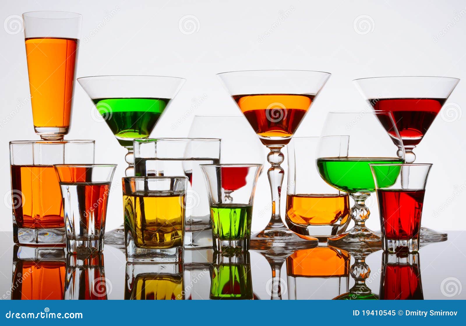 Many cocktails stock image. Image of glass, alcoholic - 19410545