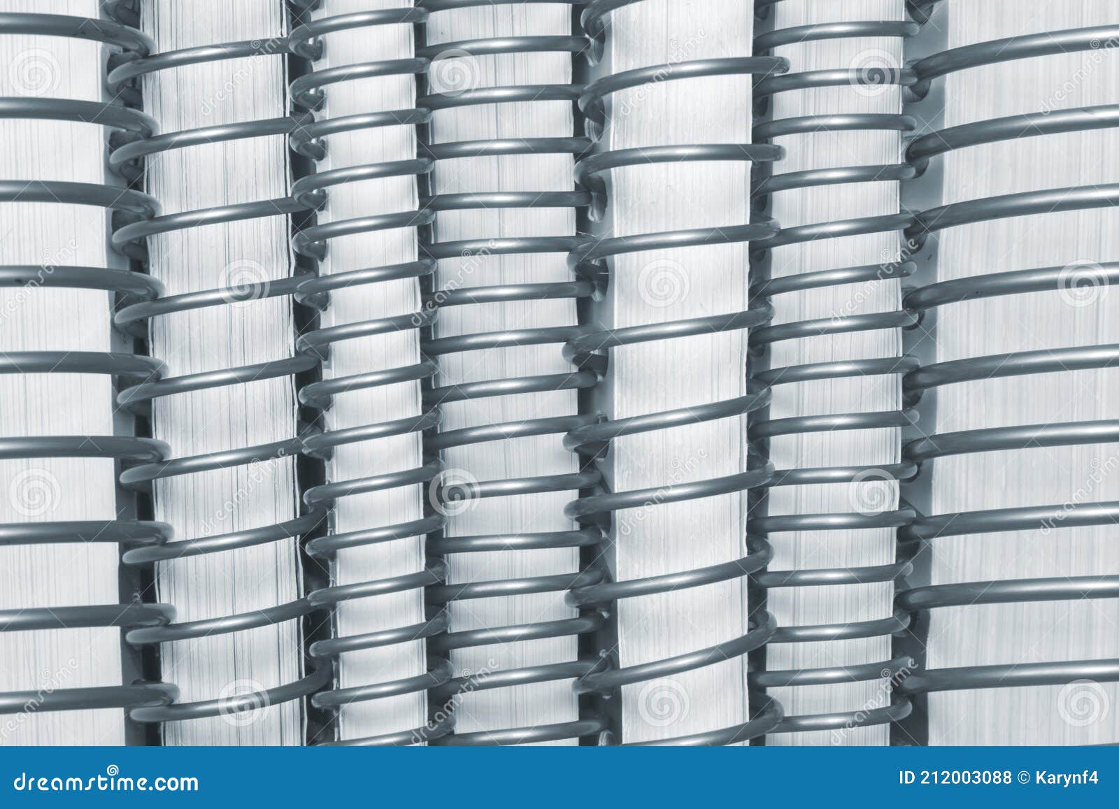 Many Coiled School Books Together Stock Photo - Image of preparation ...