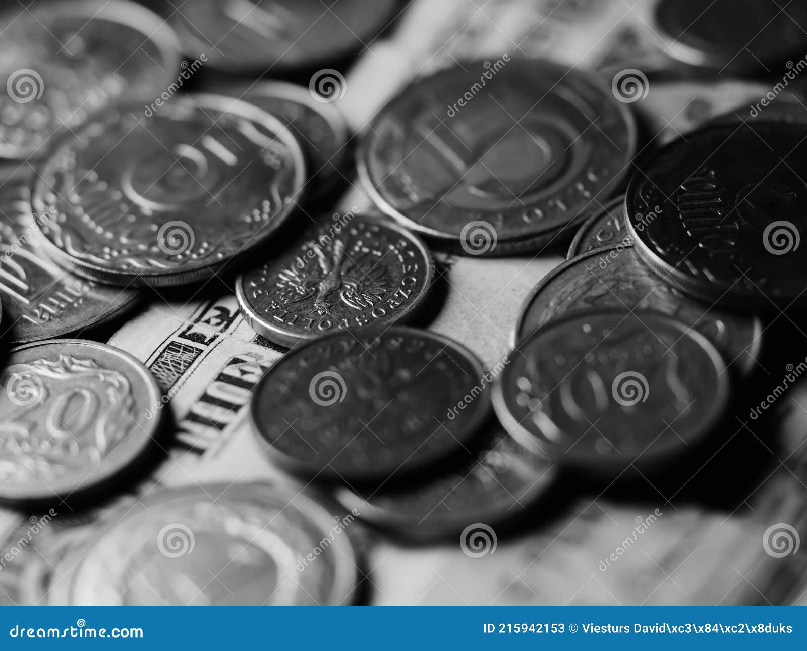 Many Coins from All Over the World Stock Image - Image of gold, finance ...