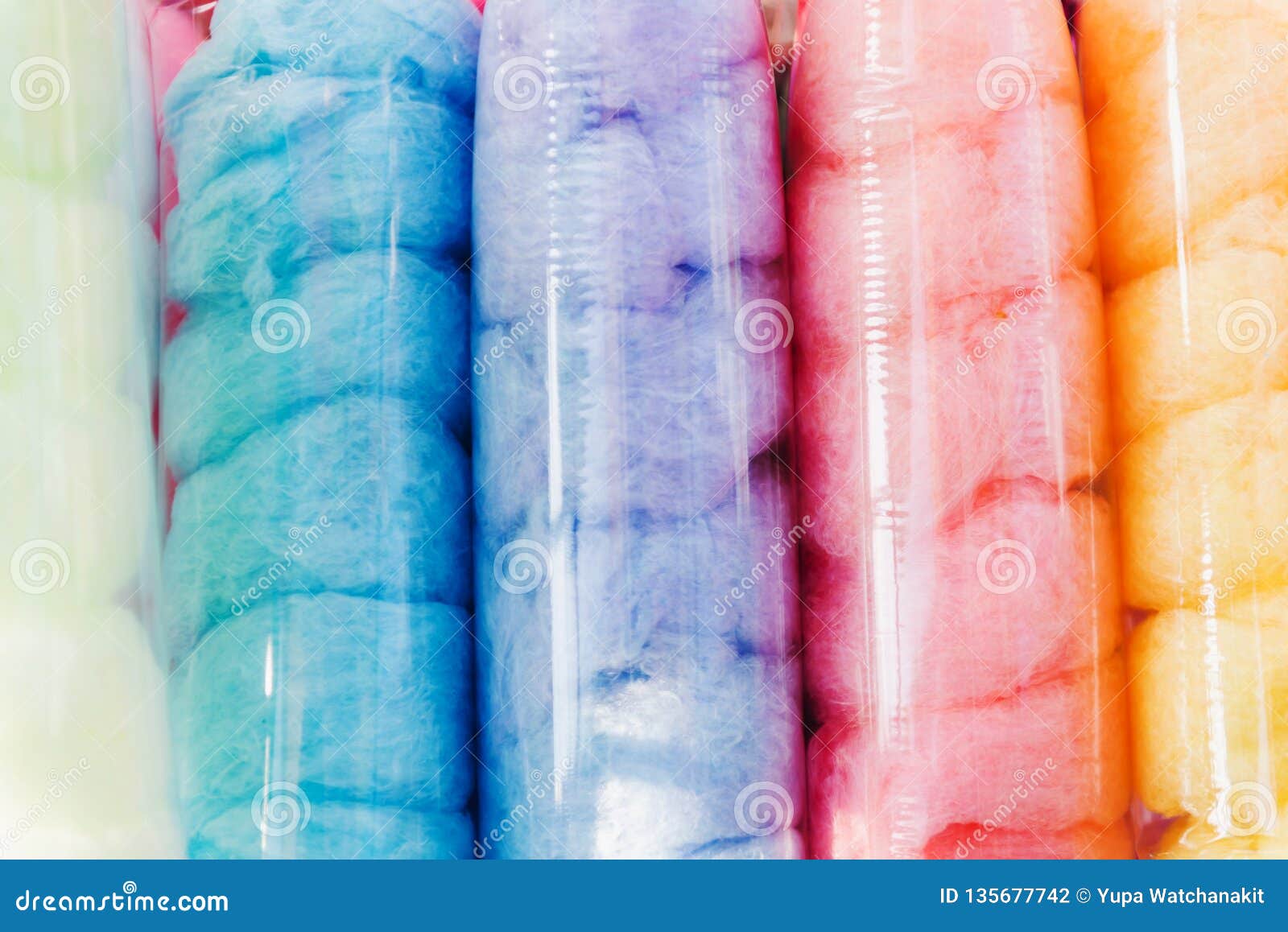 Many Color of Candy Ortisaiahm in Package Array in Line Stock Photo ...