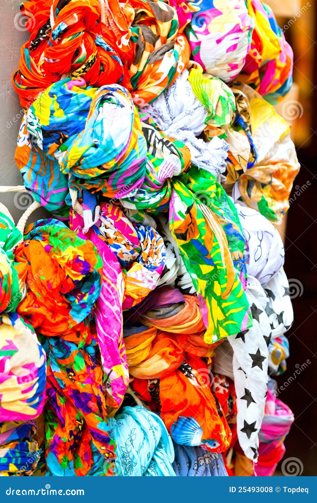 Many color scarves stock photo. Image of design, bazaar - 25493008