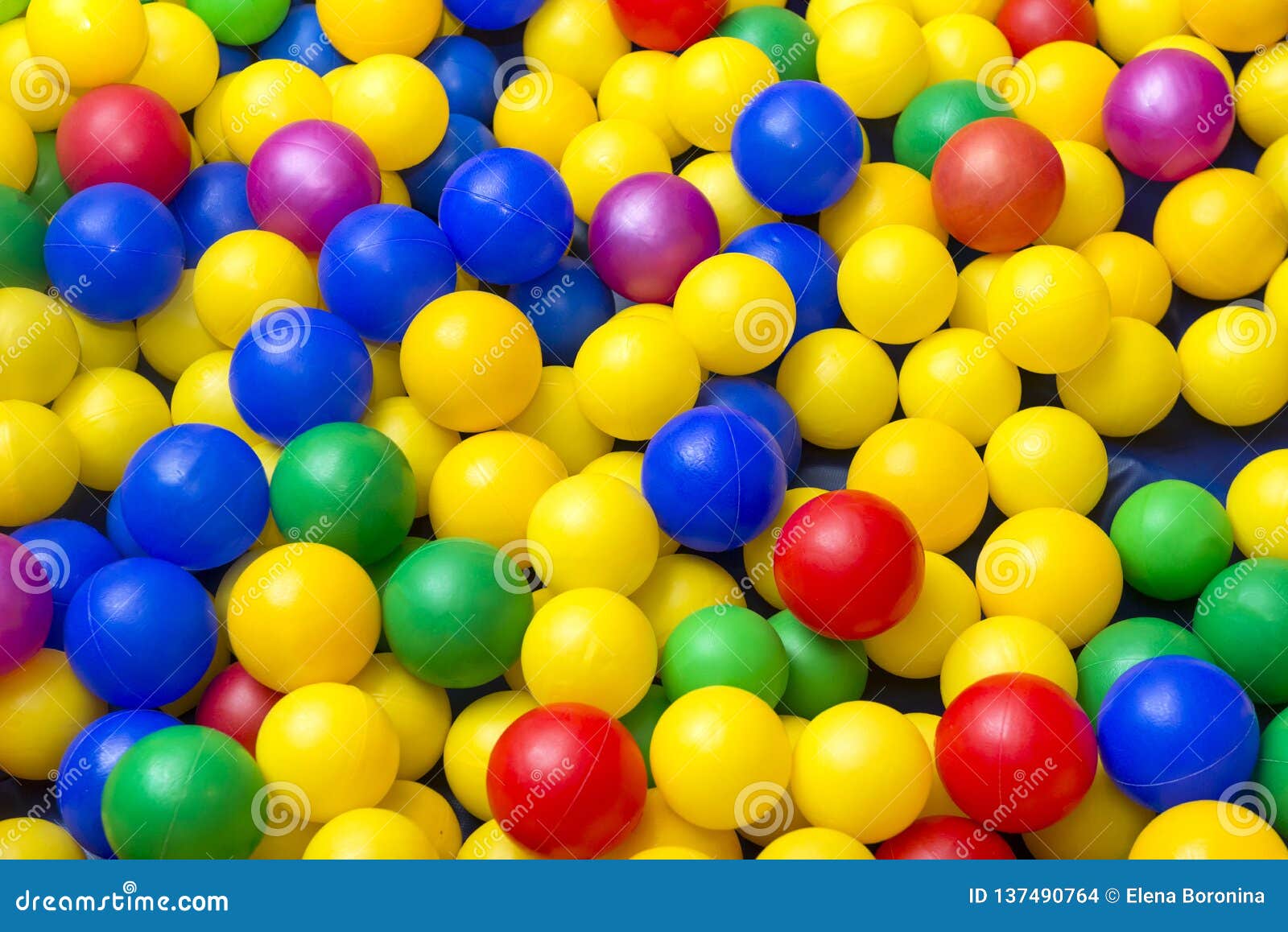 Many Colored Balls, Blue, Yellow, Red, Green Balls Stock Photo - Image ...