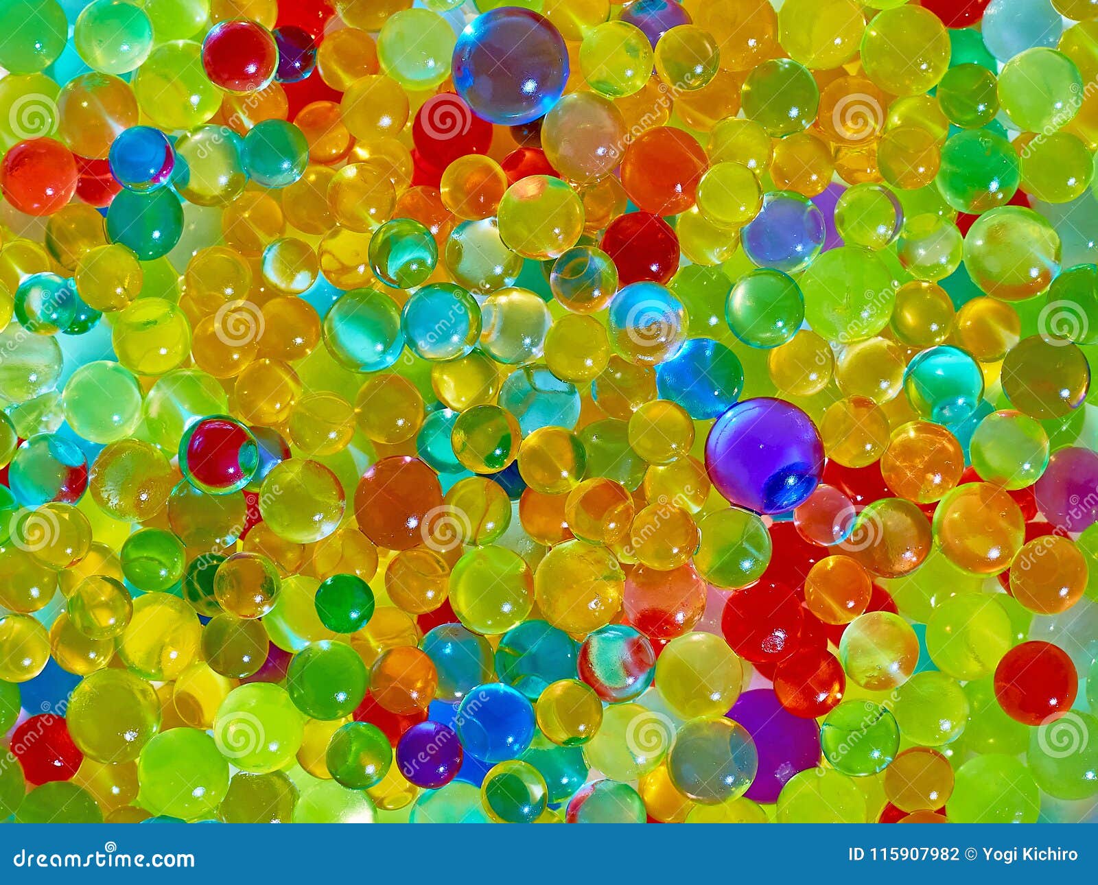 Colored Balls of Hydrogel, Background, Wallpaper Stock Photo - Image of ...