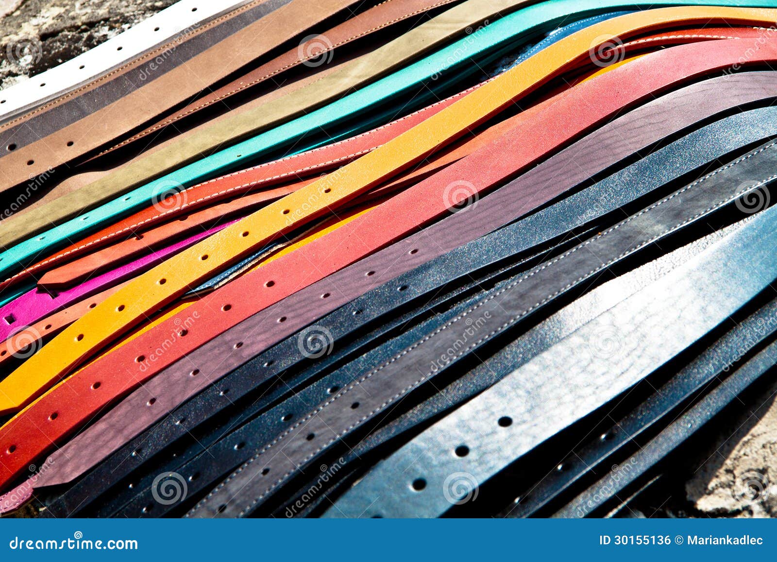 Colored belts stock photo. Image of leather, black, belt - 30155136