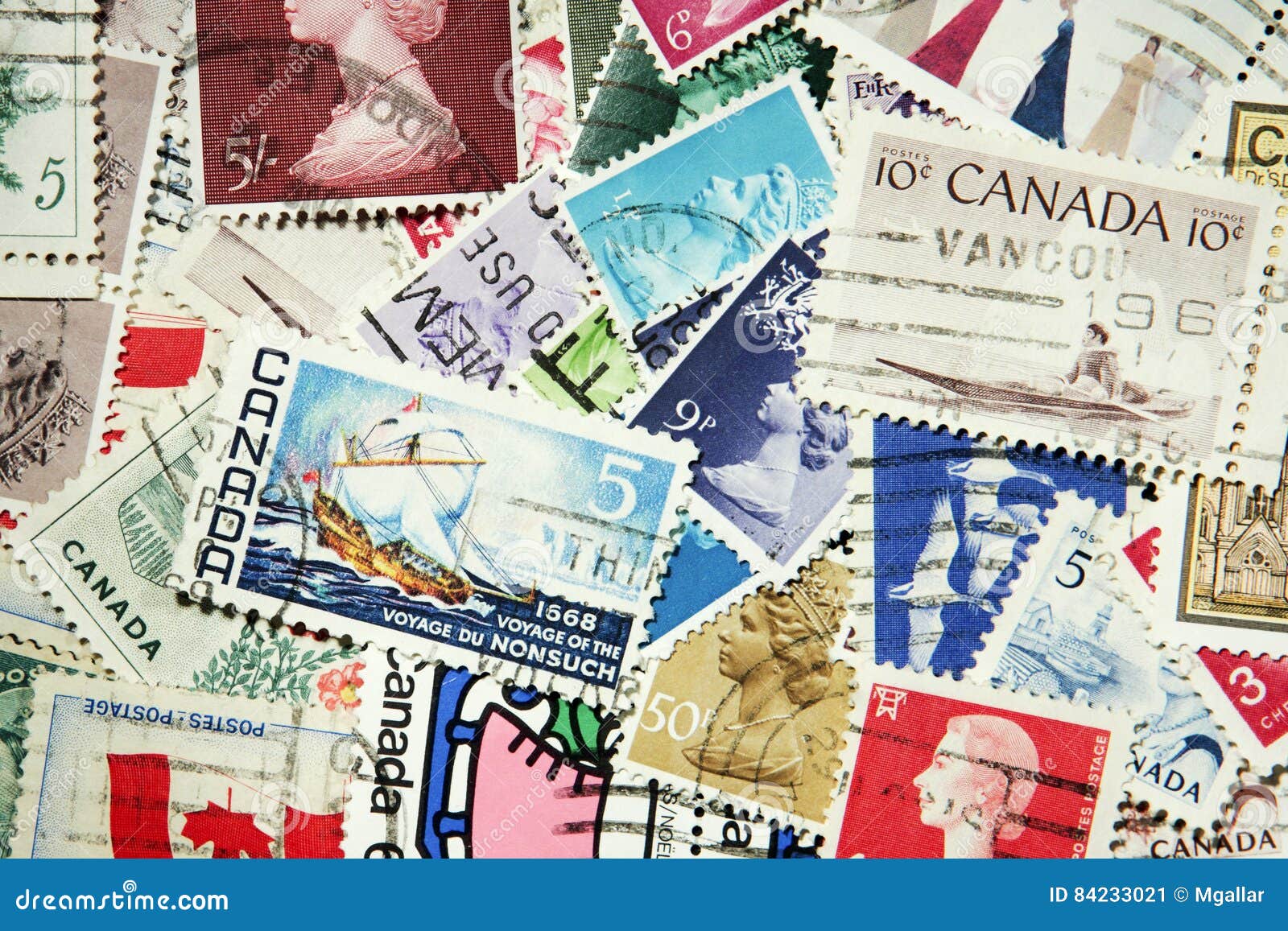 Many Colored Canadian Stamps Editorial Photo - Image of blue, stamps ...