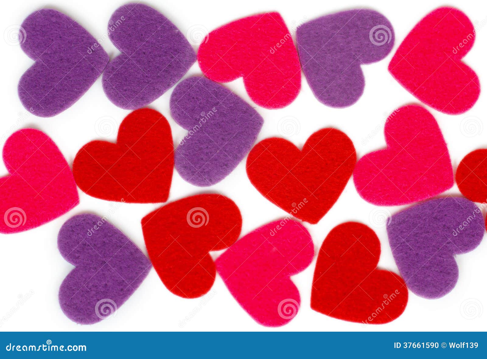 Many colored heart shapes stock photo. Image of single - 37661590
