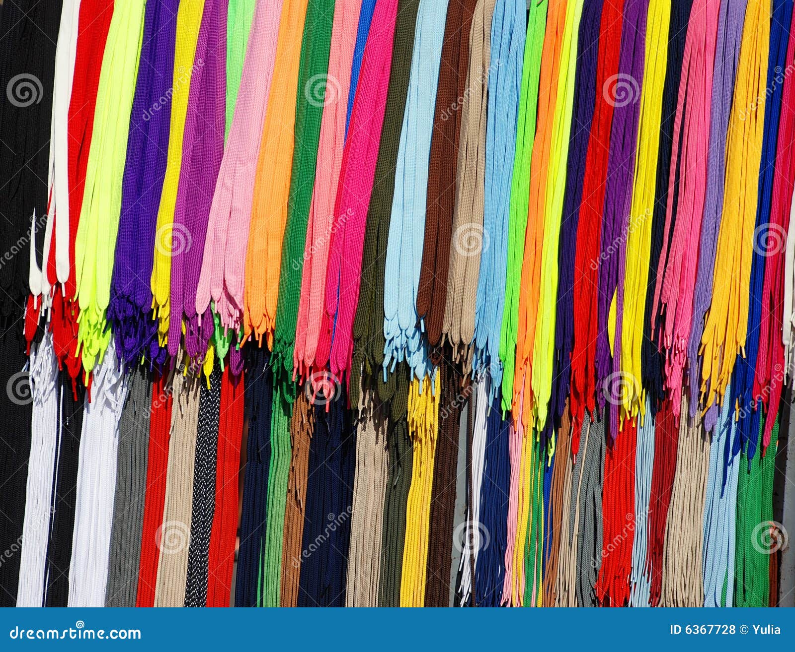 Many-colored laces stock photo. Image of hanging, diversity - 6367728