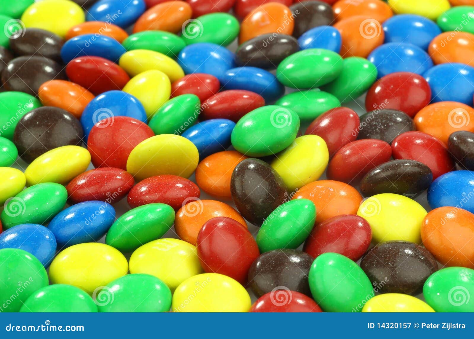 Many Colorful Assorted Sweets with a Shiny Look Stock Image - Image of ...