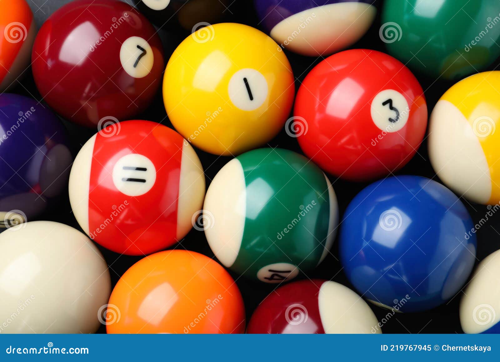 Billiard Many Yellow Balls Rows Background Texture Stock Photo ...