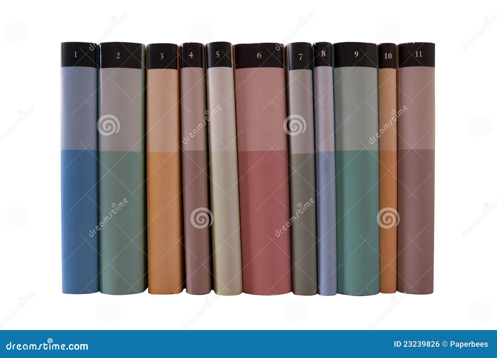 Many Colorful Books in a Row Stock Photo - Image of cover, book: 23239826