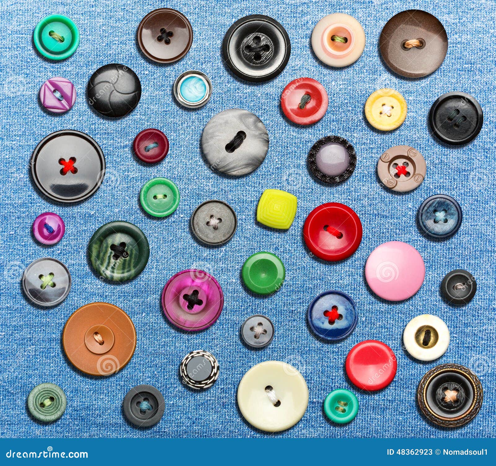 Many colorful buttons stock image. Image of design, item - 48362923