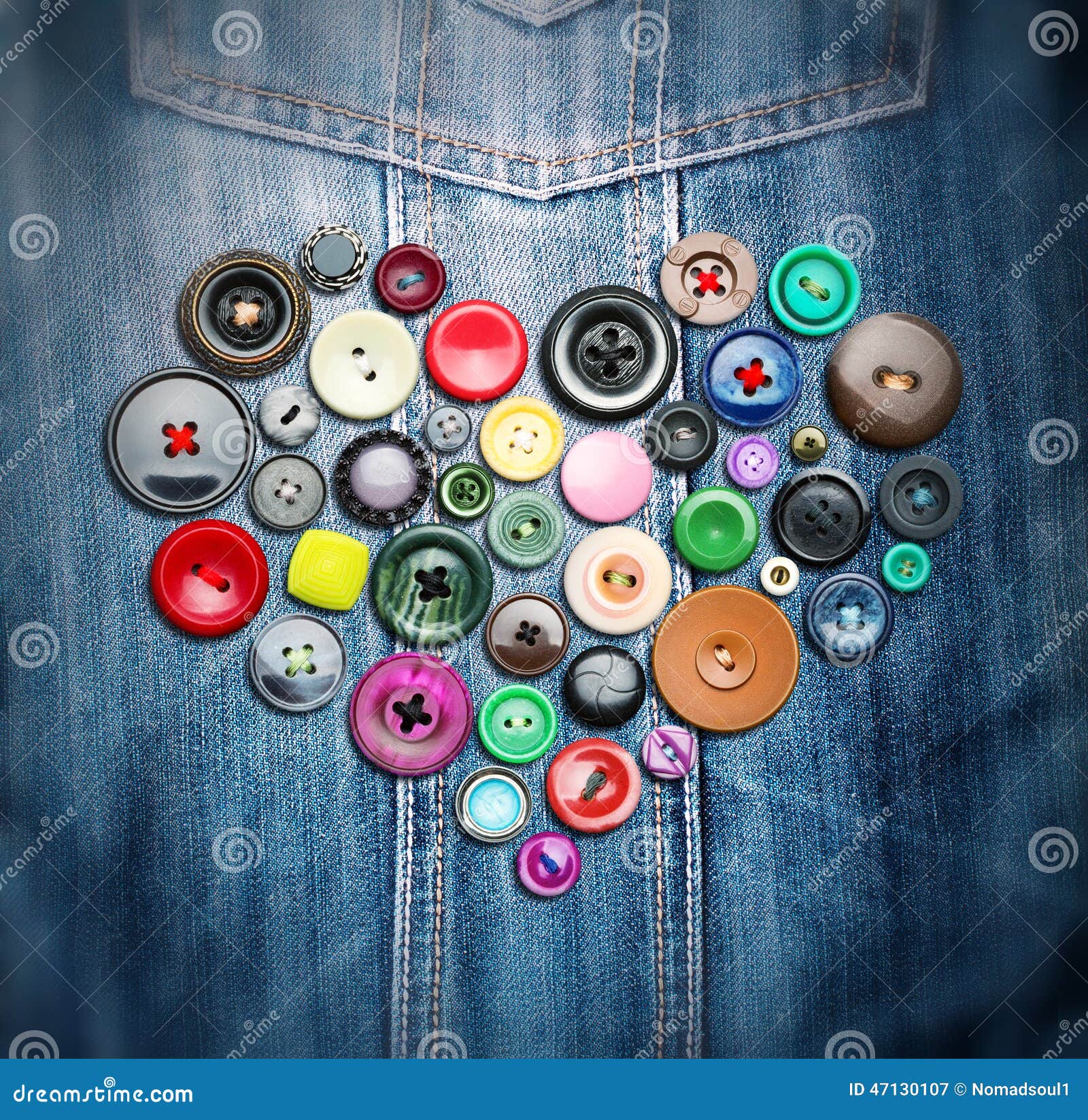 Many colorful buttons stock image. Image of clothing - 47130107